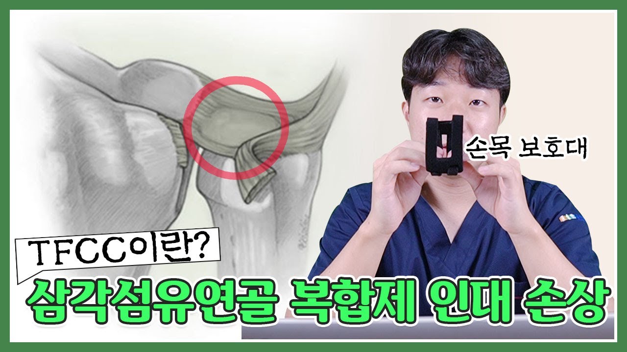 삼각섬유연골 손상(TFCC)의 구조와 원인｜정확한 손목 보호대 착용법 - YouTube
