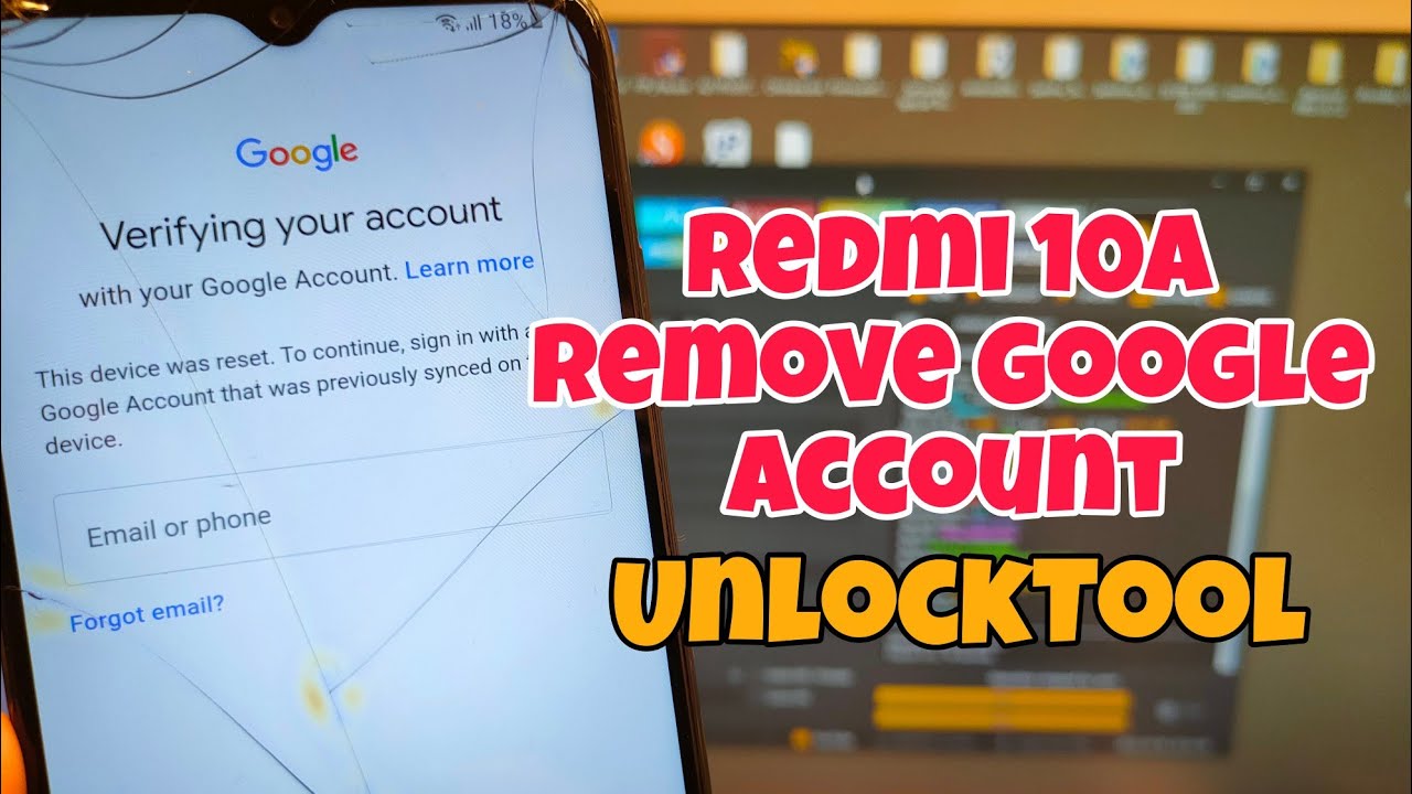 Redmi 10A FRP Bypass By Unlock Tool One Click. - YouTube