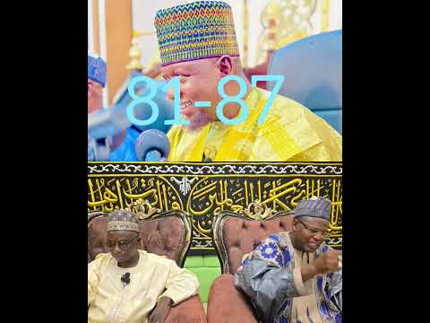 Ku saurara kuji amsa tambayoyin masussuka fa yan izala daga 81 zuwa 87.