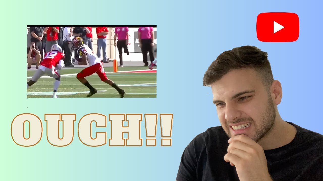 OUCH!! BRITISH GUY reacts to CRAZIEST college Football hits that great ...