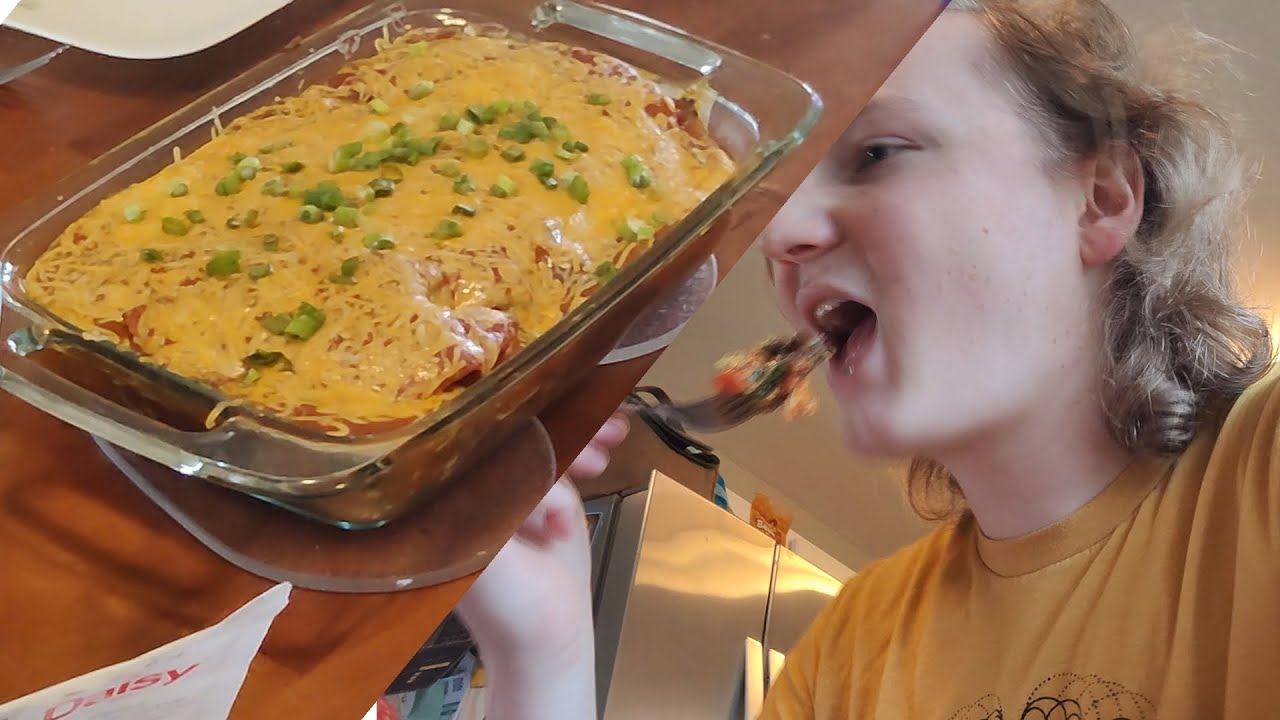 Mexican Tostada Casserole || Sunday to Saturday #2 - YouTube