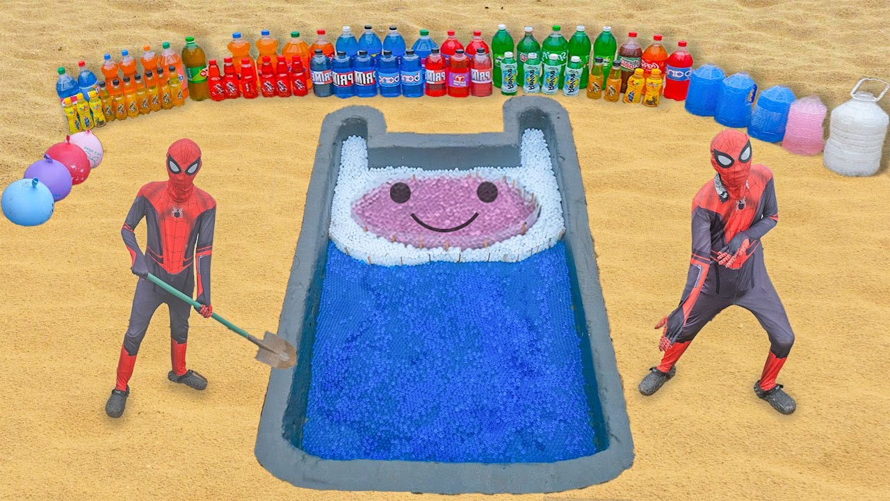 How To Make Finn Mertens With Rainbow Orbeez, Balloons Fanta, Mirinda ...