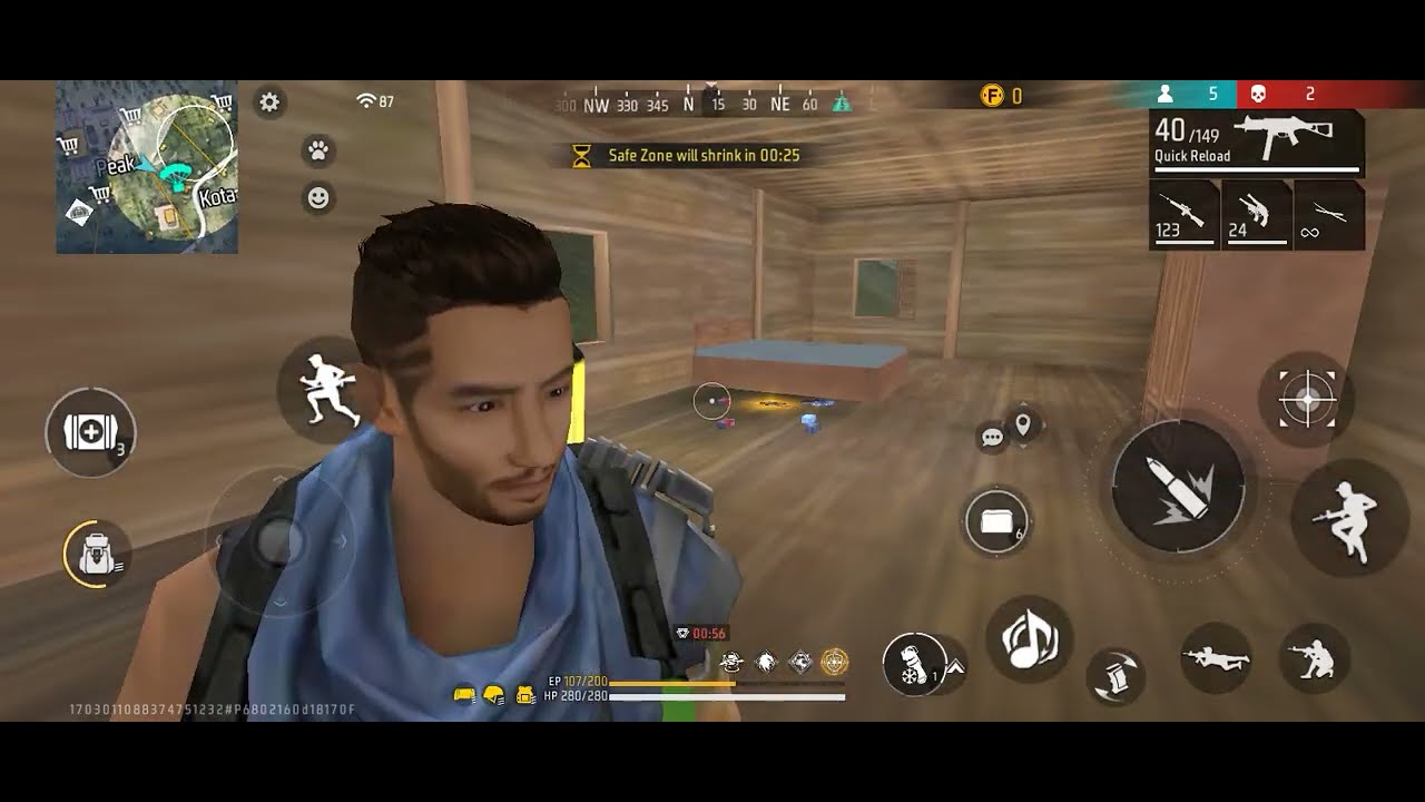 SOLO RANK PUSH IN FREE FIRE | SONIA CHARACTER BENEFITS IN BR RANKED ...