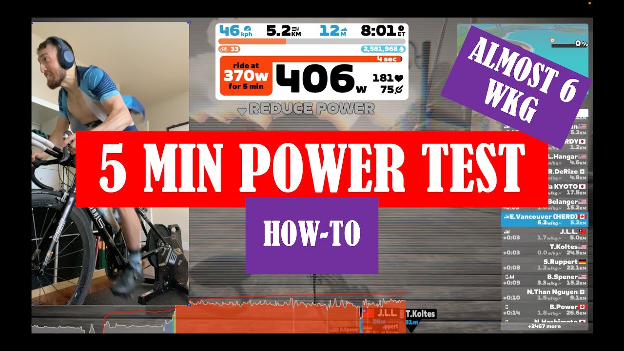 NEW 6WKG!!! 5 MIN POWER TEST - HOW TO SUFFER - YouTube