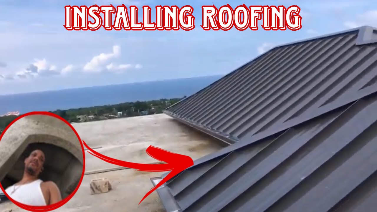 INSTALLING TEMPORARY ROOFING ON OUR DREAM HOUSE - YouTube