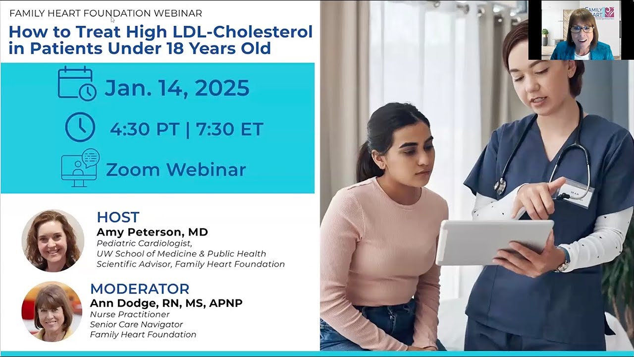 How to treat high LDL cholesterol in patients under 18 years old - YouTube