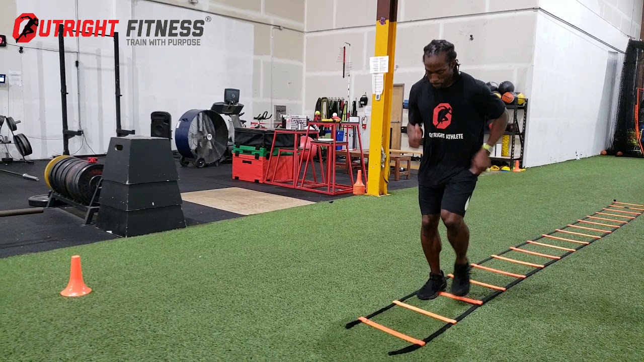 Agility Ladder: Two Feet In--Up Two Back One - YouTube