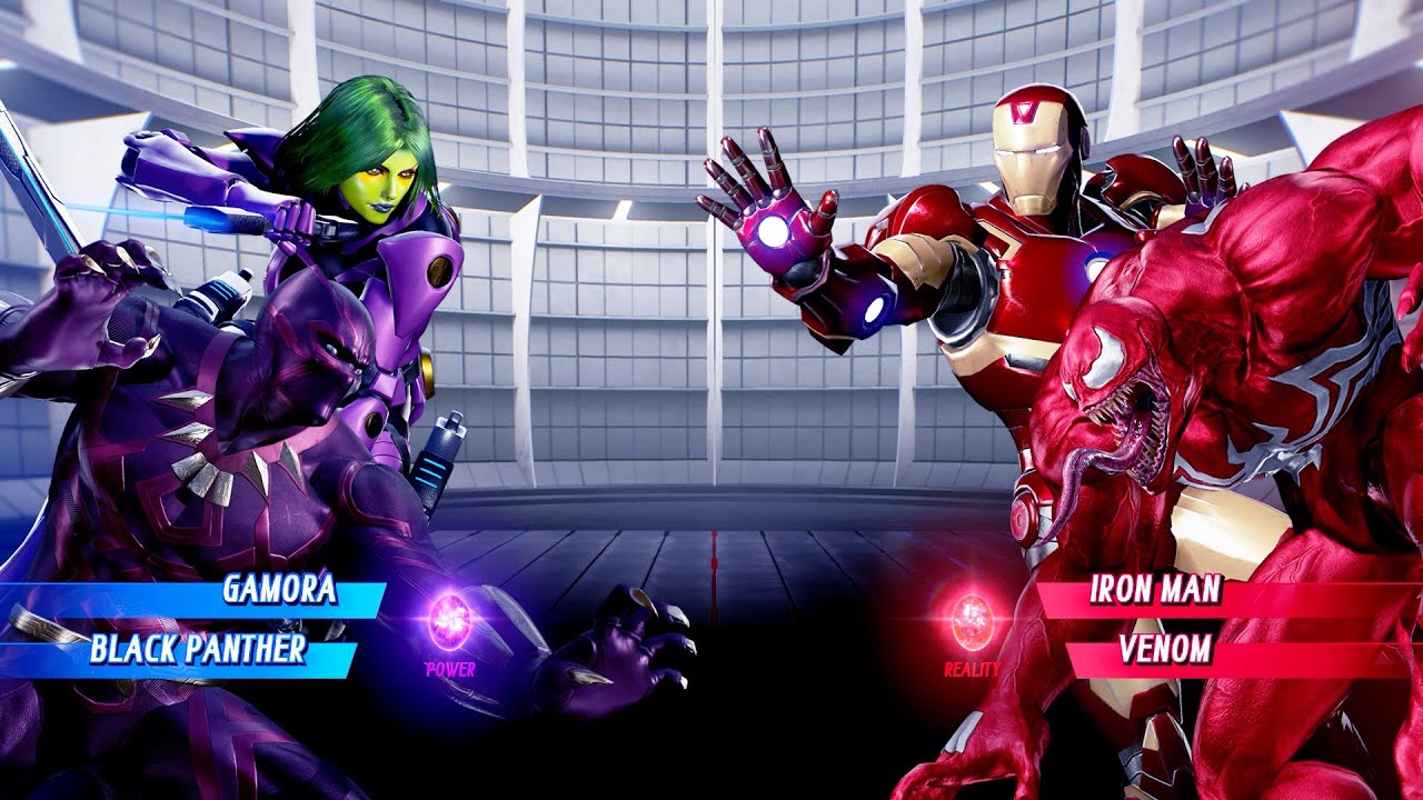 Gamora & Black Panther vs Ironman & Venom (Very Hard) - Marvel vs ...