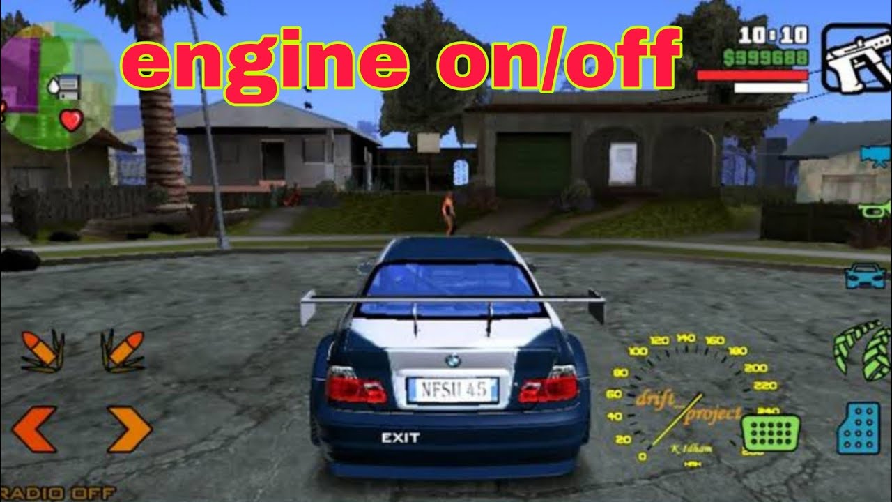 gta san andreas engine on/off mod android | car start and stop gta sa ...