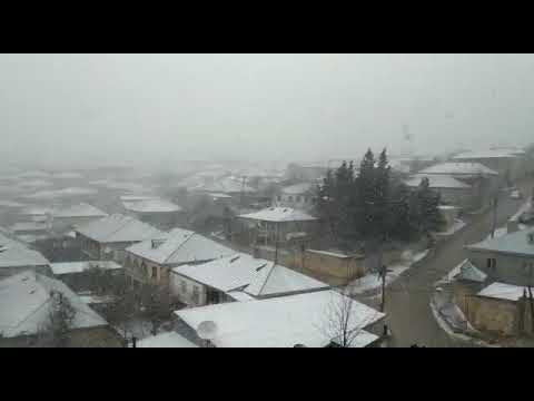 Şamaxida qar havası