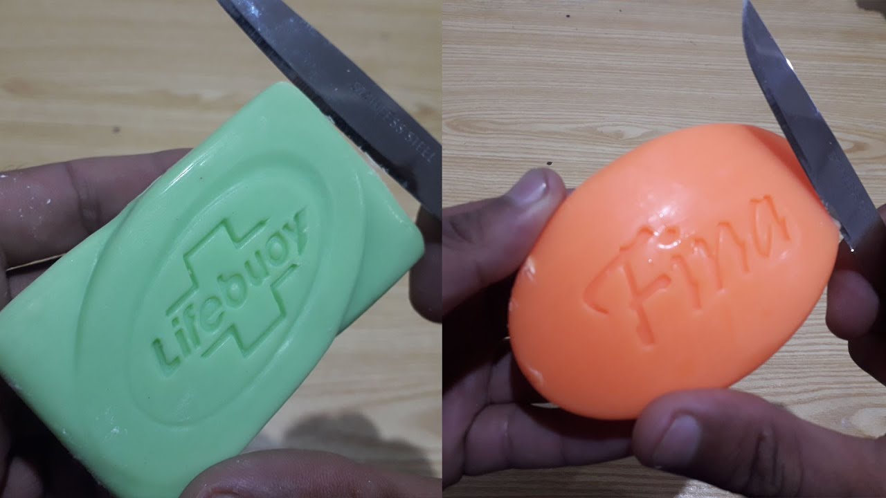 Soap curving !! Satisfying Soap Cutting Videos !!! - YouTube