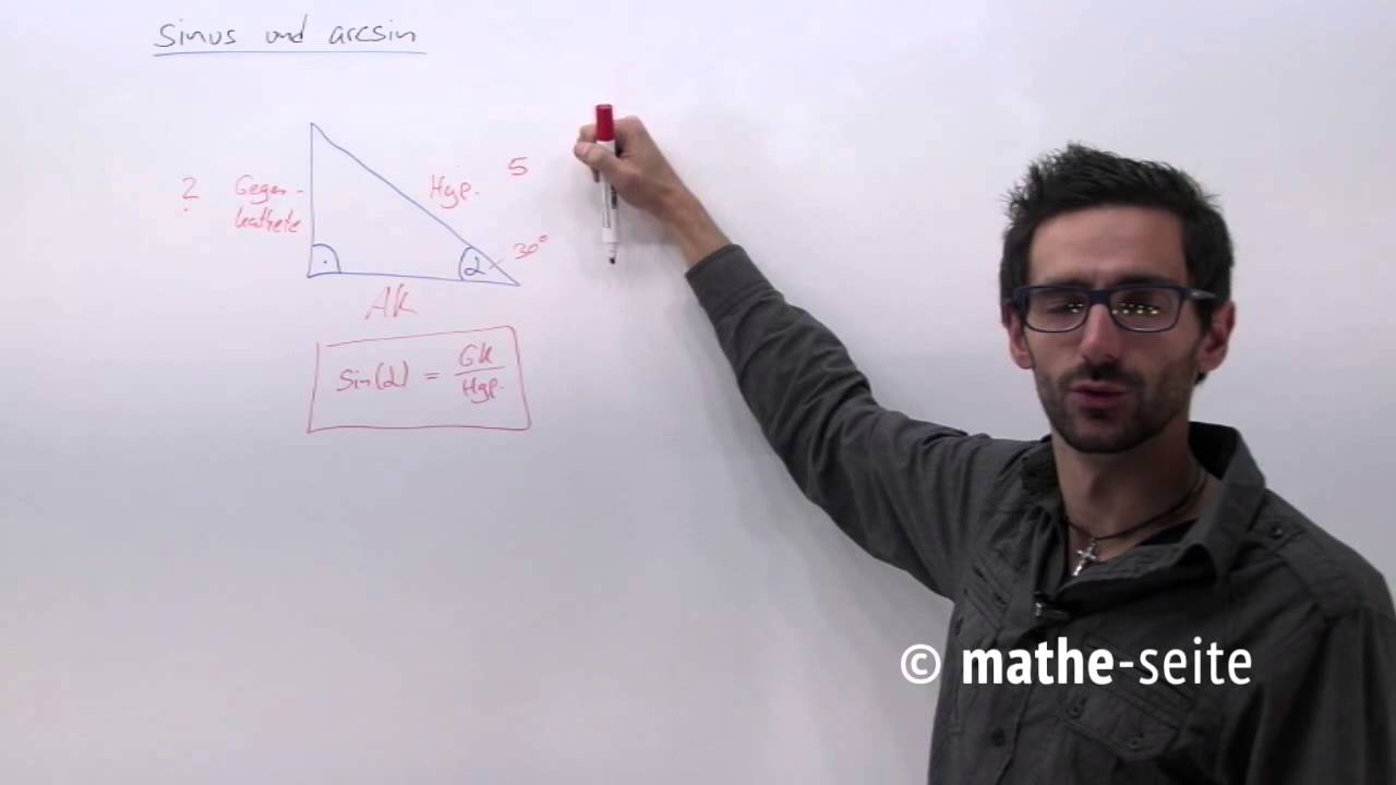 Sinus und arcsin und wie man richtig damit rechnet | T.01.04 - YouTube