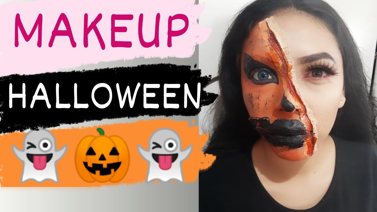 Increíble MAKEUP de TERROR para HALLOWEEN!!! - YouTube