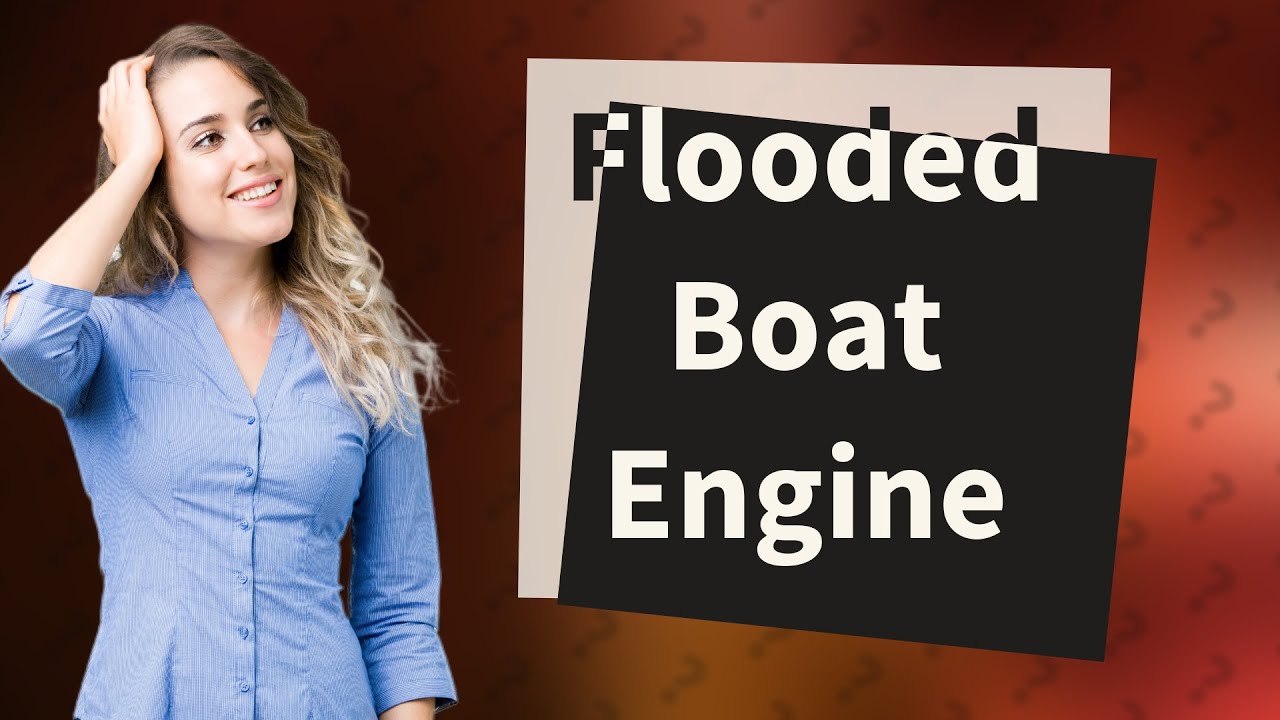 How do you start a flooded boat engine? - YouTube