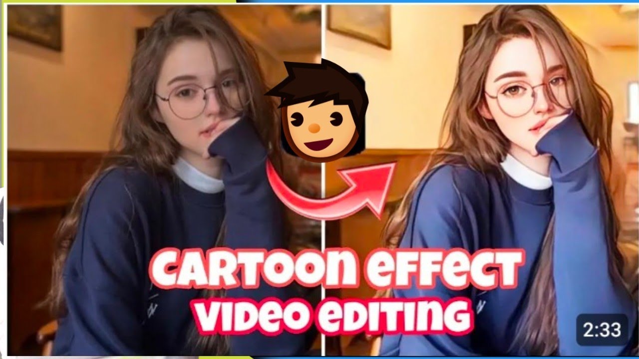 Kinemaster Anime video editing | How to convert normal video Into Anime ...