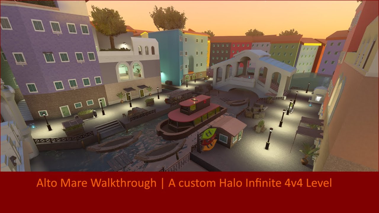 AltoMare Walkthrough | Halo Infinite Custom 4v4 Map - YouTube