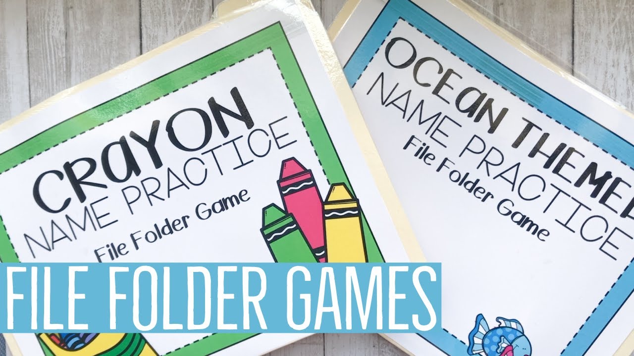 How To Make File Folder Games Live Through Literacy YouTube How To Make File Folder Games Live Through Literacy YouTube