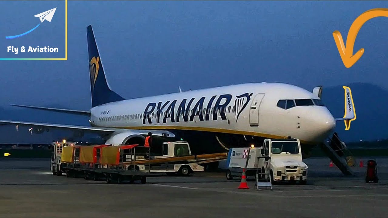 TRIP REPORT | RYANAIR with Split Scimitar Winglets! | Boeing 737-8AS ...