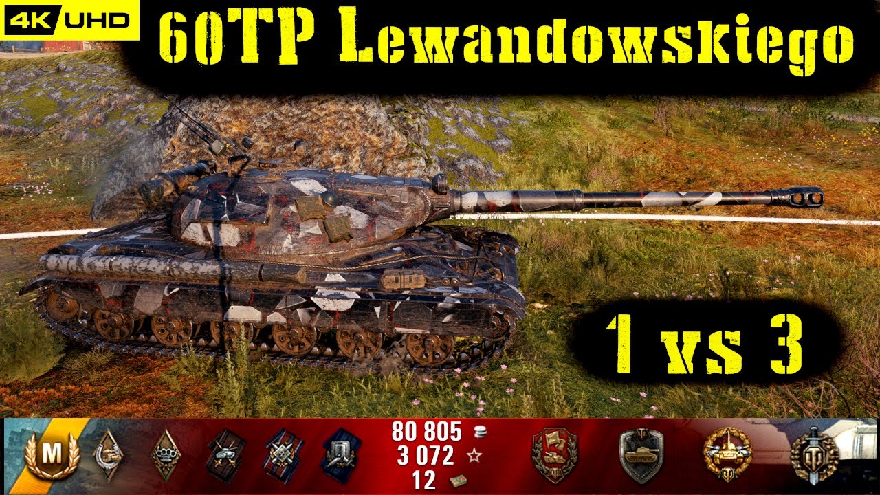 World Of Tanks 60tp Lewandowskiego Replay 6 Kills 10 1k Dmg Patch 1 7