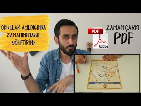 12. Sınıflar İçin Zaman Yönetim Taktikleri | Zaman Çarkı PDF İndir! #okuladönüş [PK8]