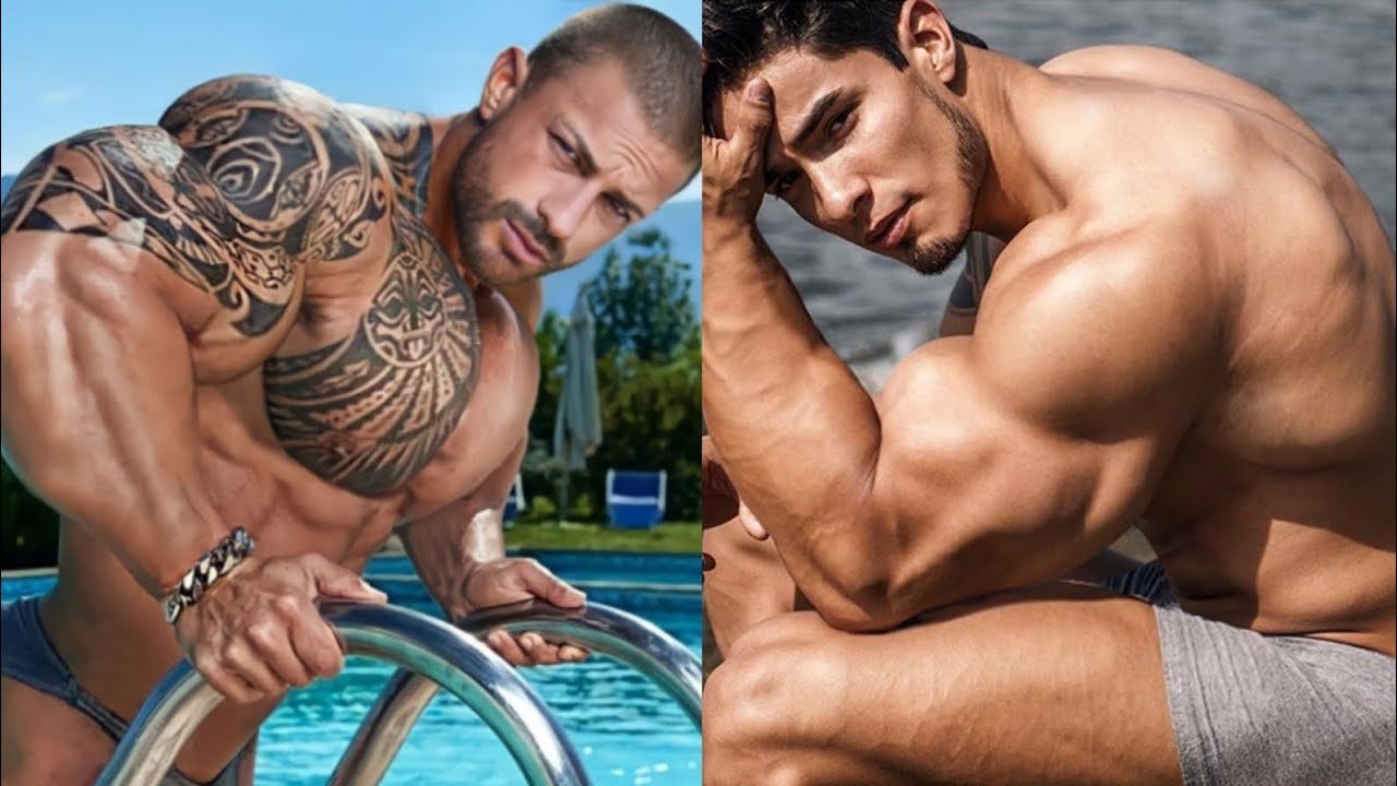 Watch These Shirtless Muscle Men Show Off Their Incredible Physiques! | @MUSCLE2.0 - YouTube