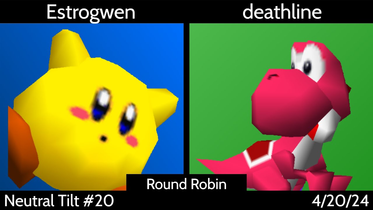[SSB64] Neutral Tilt #20 (Singles) - Estrogwen (Kirby) vs. deathline ...
