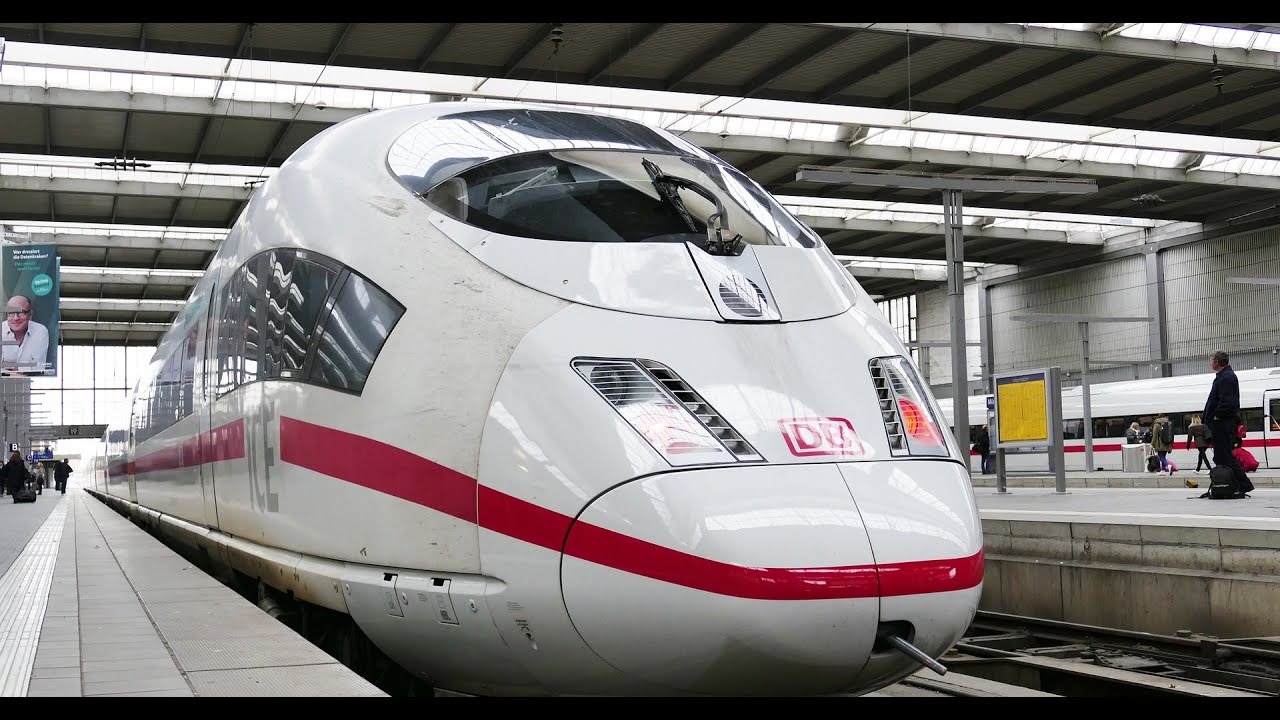 Ice Train DB -The Fastest Train in Germany 300km speed #ice #icetrain # ...