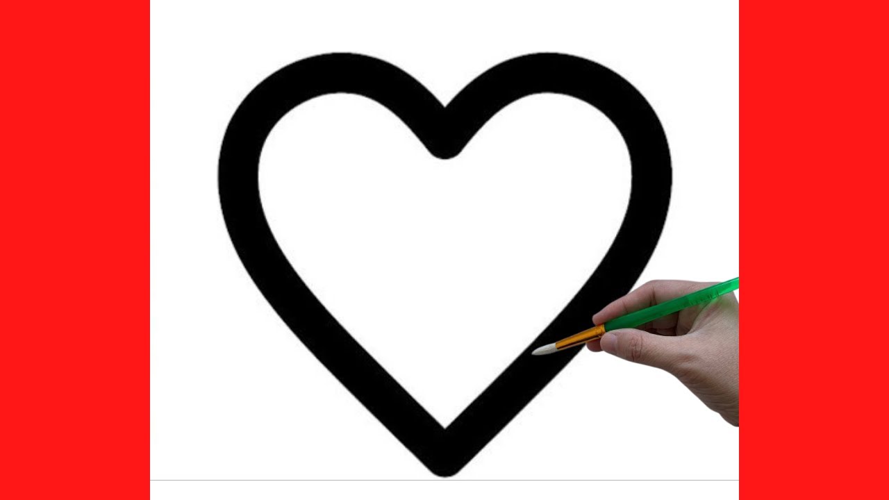 Easy Heart Drawing Tutorial – How to Draw a Fabulous Heart ️ Step by ...