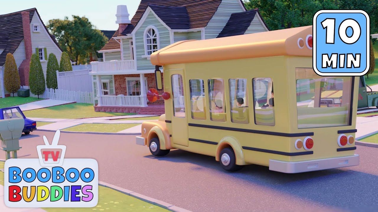 Wheel on The Bus | Nursery Rhymes & Kids Songs | BOOBOOBUDDIES Tv - YouTube