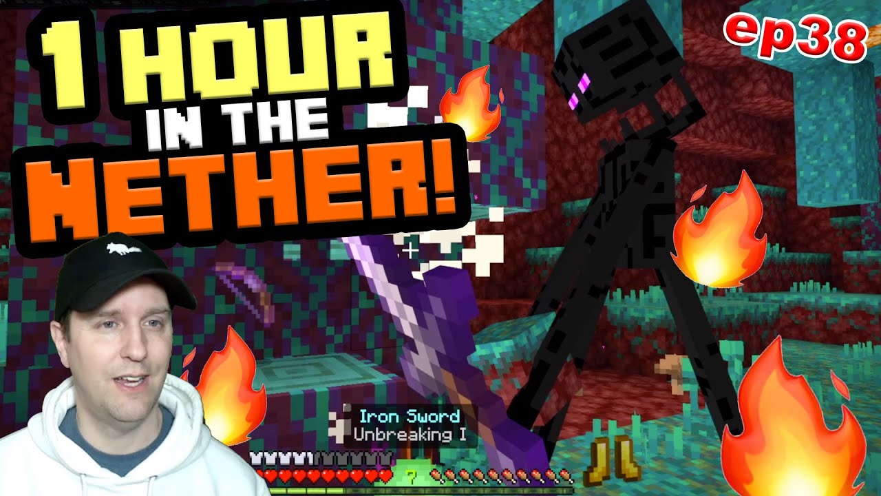 One Hour in the Nether! SQRL Stampede Plays Minecraft Episode 38 - YouTube