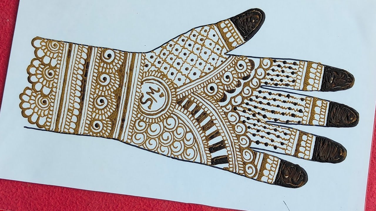Full Hand Mahndi Design Easy and Beautiful ll Frand Hand Mahndi Design ...
