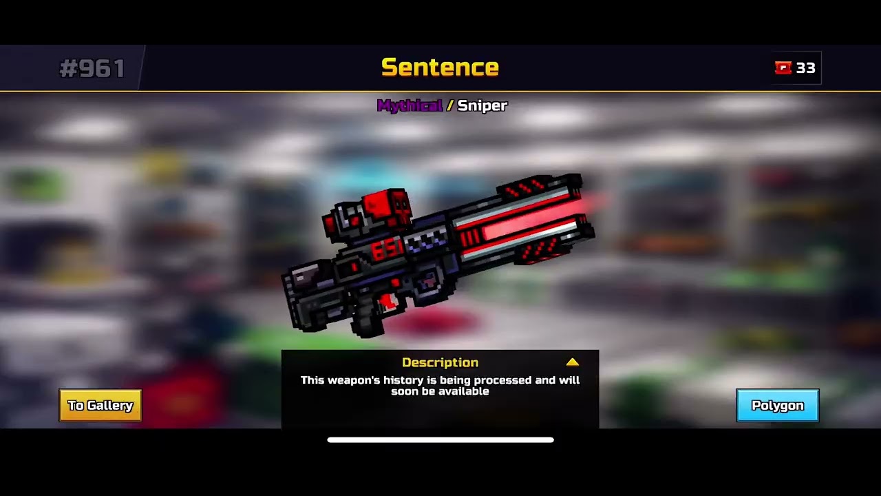 Crafting the Sentence sniper in pg3d - YouTube