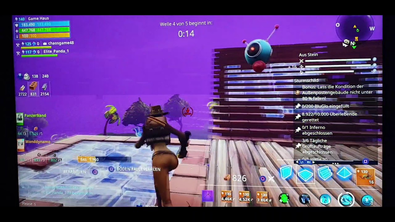 Fortnite. Save the world. Storm Shield. Homebase. I Invite you to watch ...