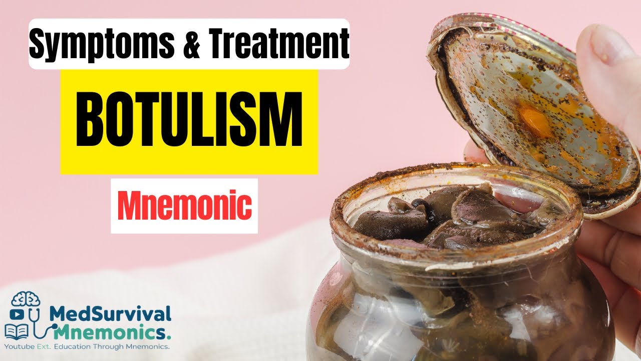 Botulinum signs & Treatment | Mnemonic - YouTube
