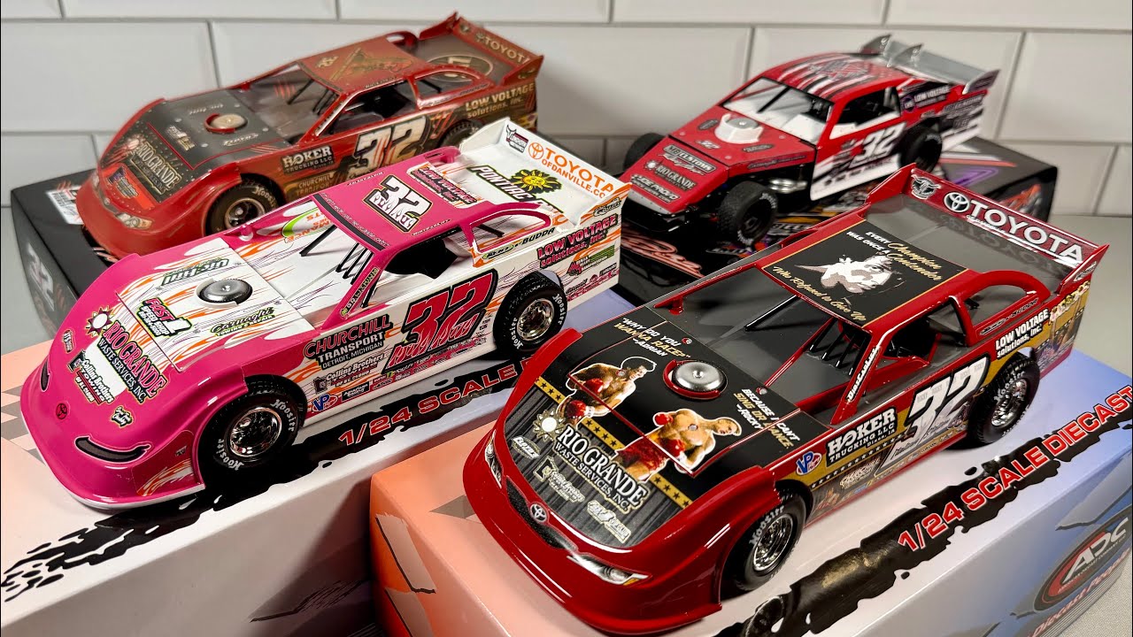 REVIEW: Bobby Pierce 1:24 Dirt Late Model Die-cast - YouTube