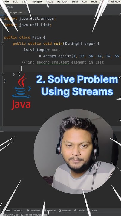 Find Second smallest using Java Stream Api - YouTube