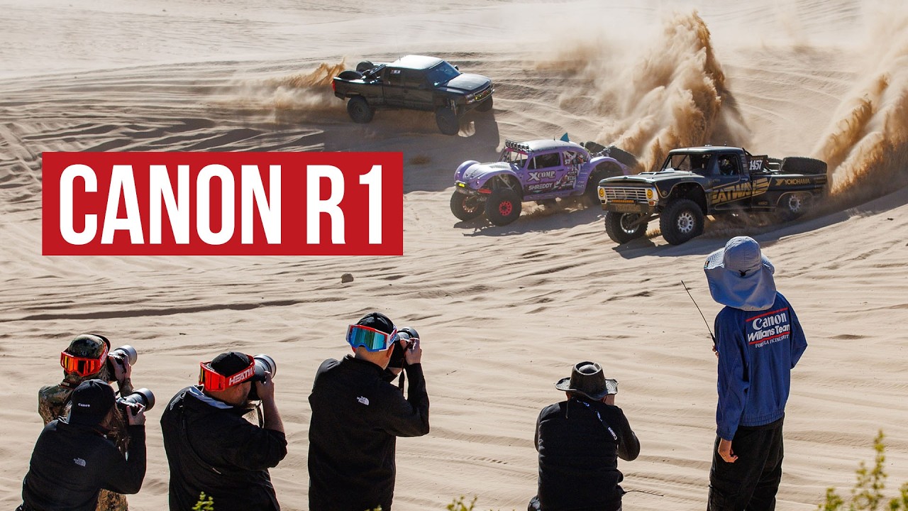 Off-Roading w/ 20 Pro Photographers & The New Canon R1 Camera - YouTube