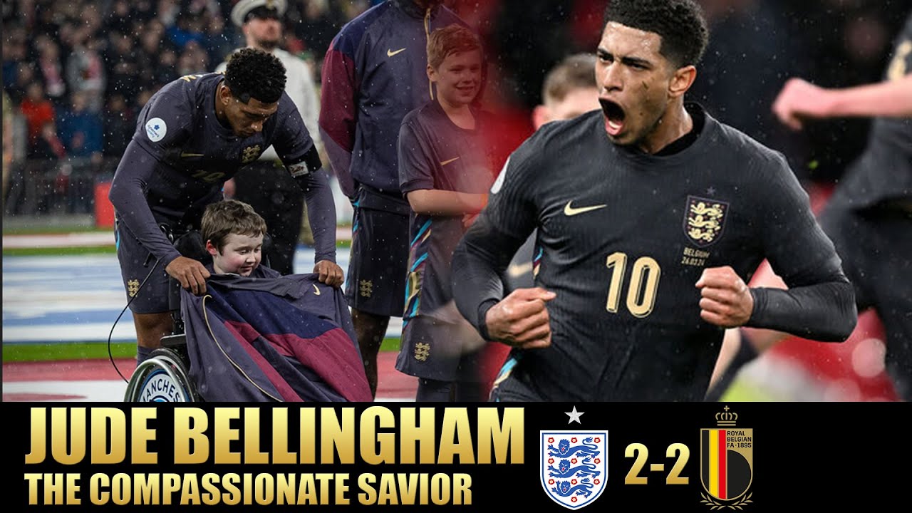 Jude Bellingham The Compassionate Savior England 2-2 Belgium - YouTube