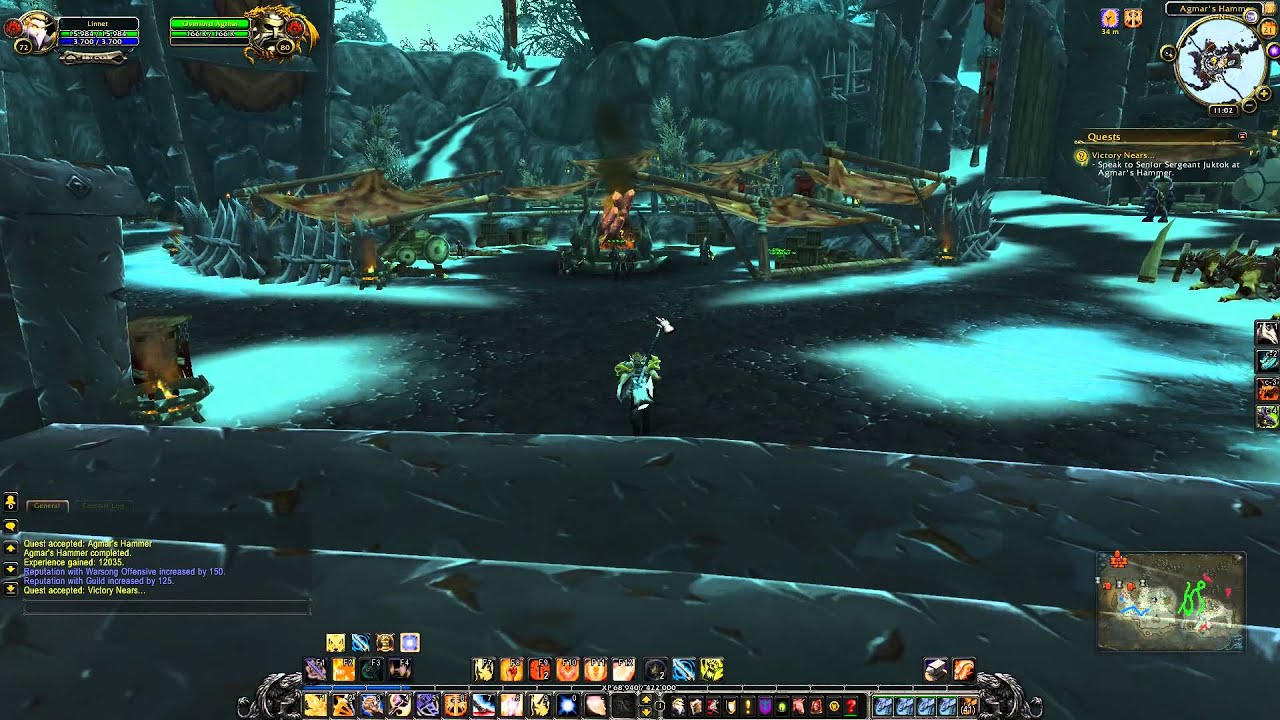 Victory Nears Quest Playthrough - Dragonblight - YouTube