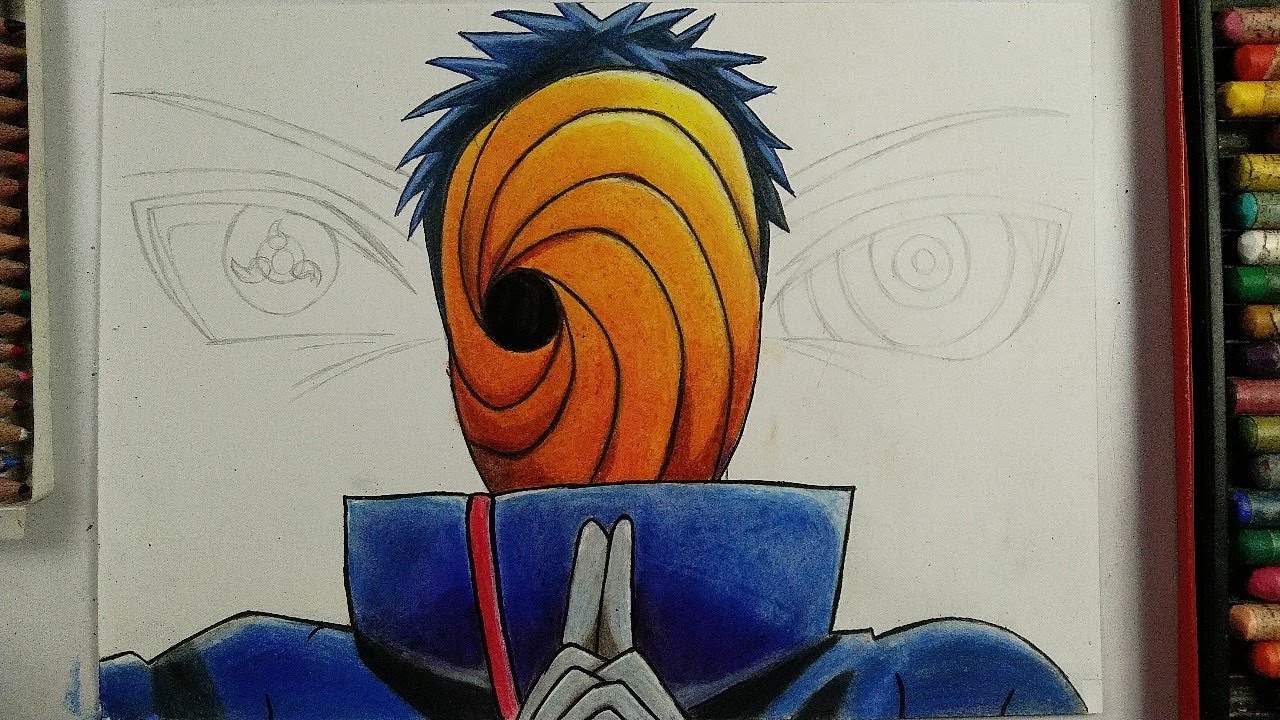 How to Draw Obito Uchiha Step-by-Step | Obito Drawing - Easy To Draw ...