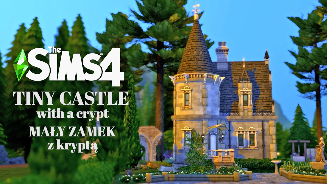 Tiny Castle with a crypt The SIms 4 | Mały zamek z kryptą 🏰 stopmotion (noCC) - YouTube