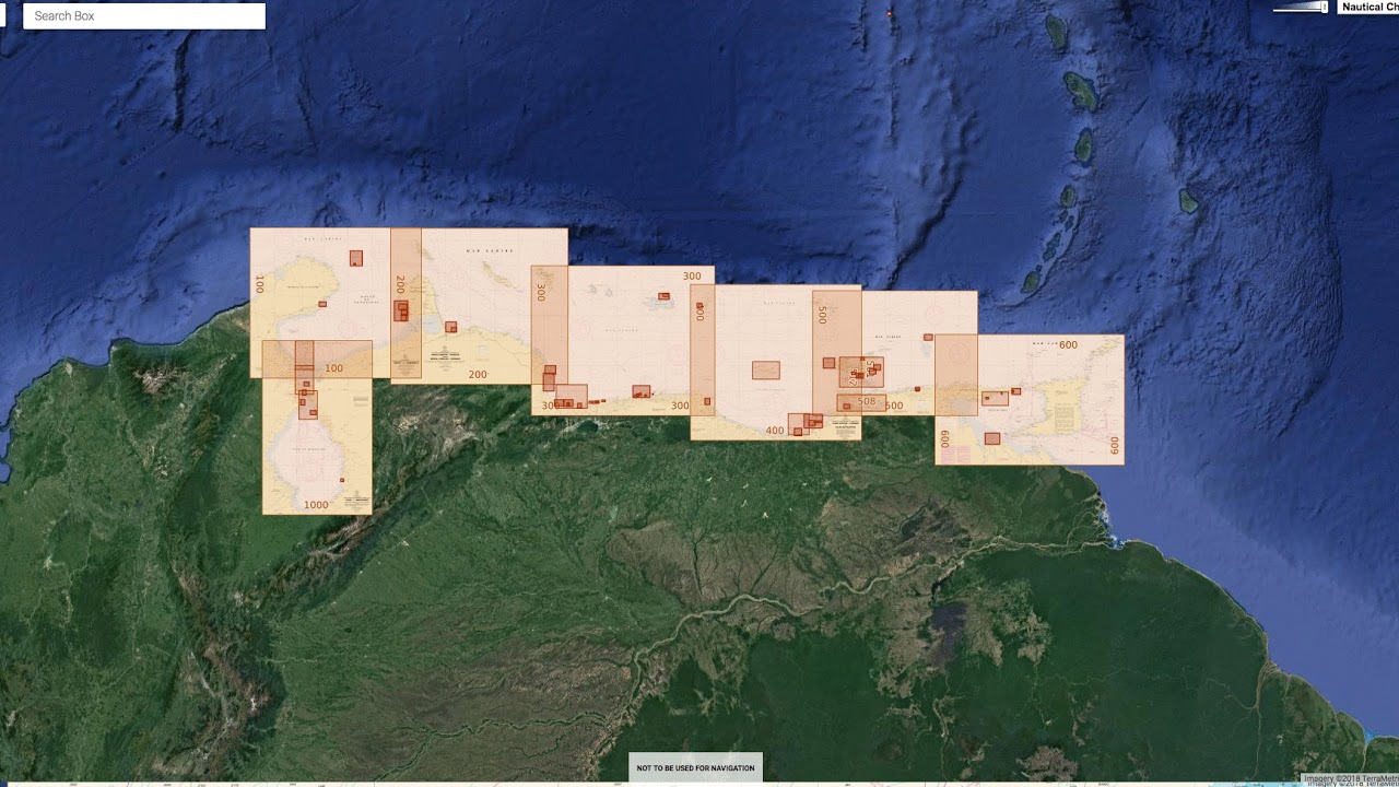 Nautical raster charts layers in the GeoGarage platform - YouTube