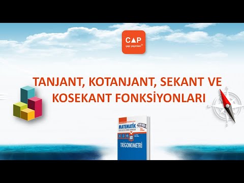 Çap Yayınları Trigonometri Konu Anlatımlı Soru Çözümleri-Tan, Kotan, Sekant, Kosekant Fonksiyonları