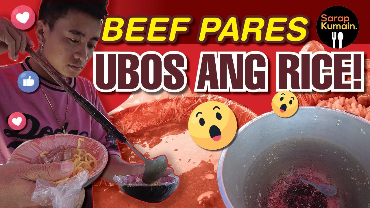 STREET FOOD PHILIPPINES | PINAKA BEST PARES IN LAS PINAS MANILA ...