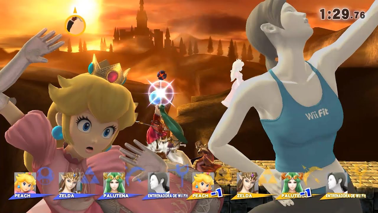 Smash Wii U - Giant Team Girls Battle (Only Blast and Screen KO) #5 ...