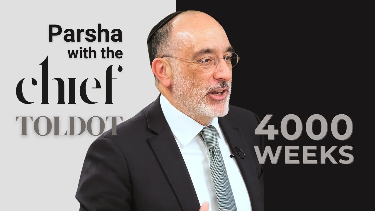 Radical Approach to Time Management | Parsha with the Chief: Toldot ...