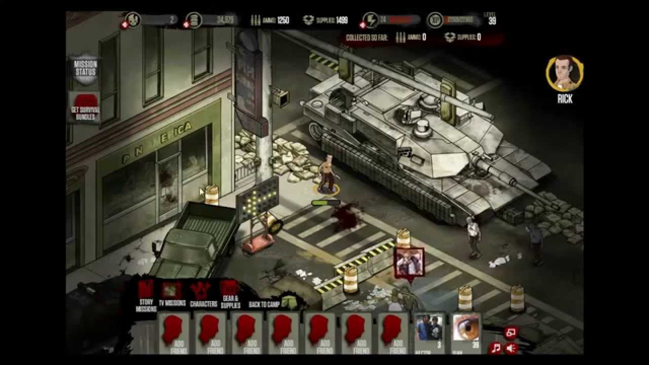Atlanta Tank - The Walking Dead Social Game - TV Missions - YouTube
