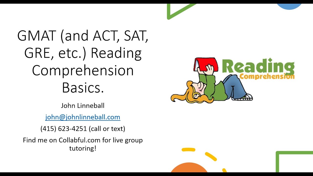 GMAT Reading Comprehension Basics - YouTube