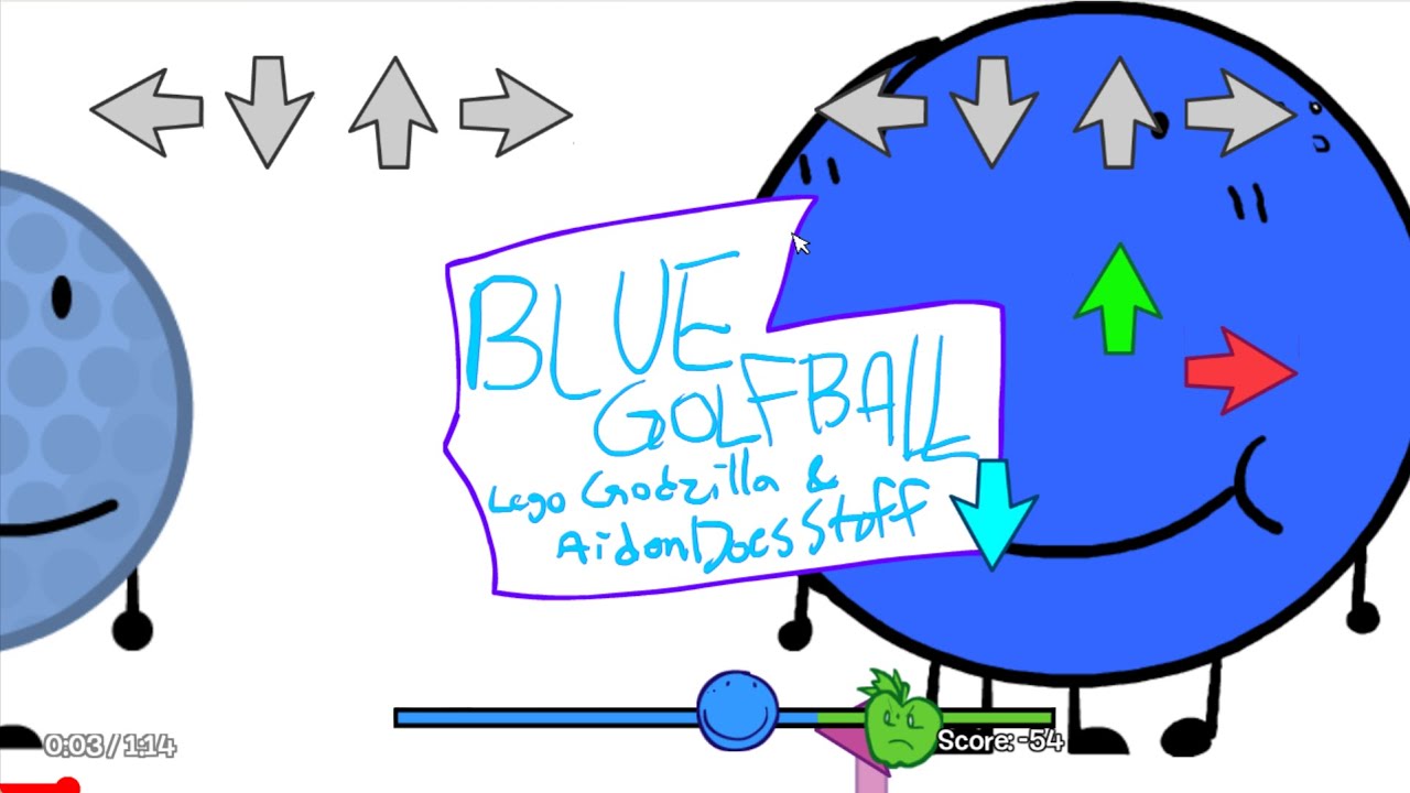 Blue golfball jumpscare | bfdi 26 | ft. @YourAverageObjectShowMaker ...