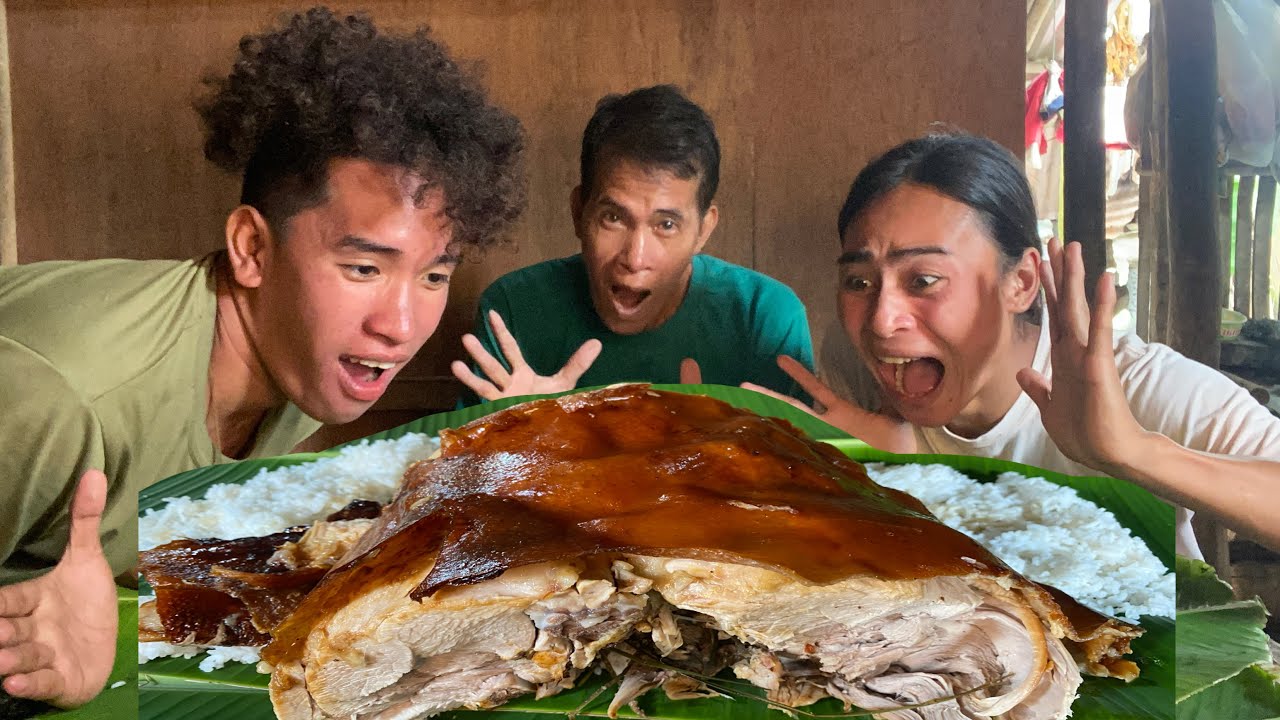 MUKBANG 3KILO LECHON BABOY SUBRANG JUICY - YouTube
